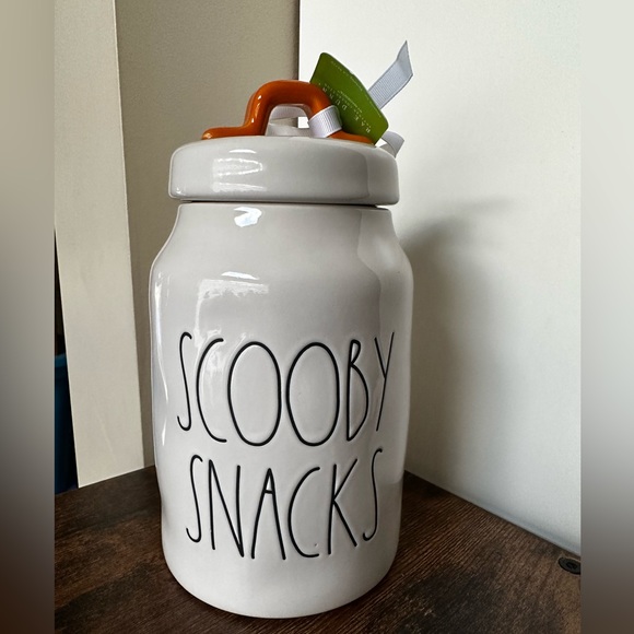 Rae Dunn | Accessories | Rae Dunn X Scooby Doo Scooby Snacks Canister ...
